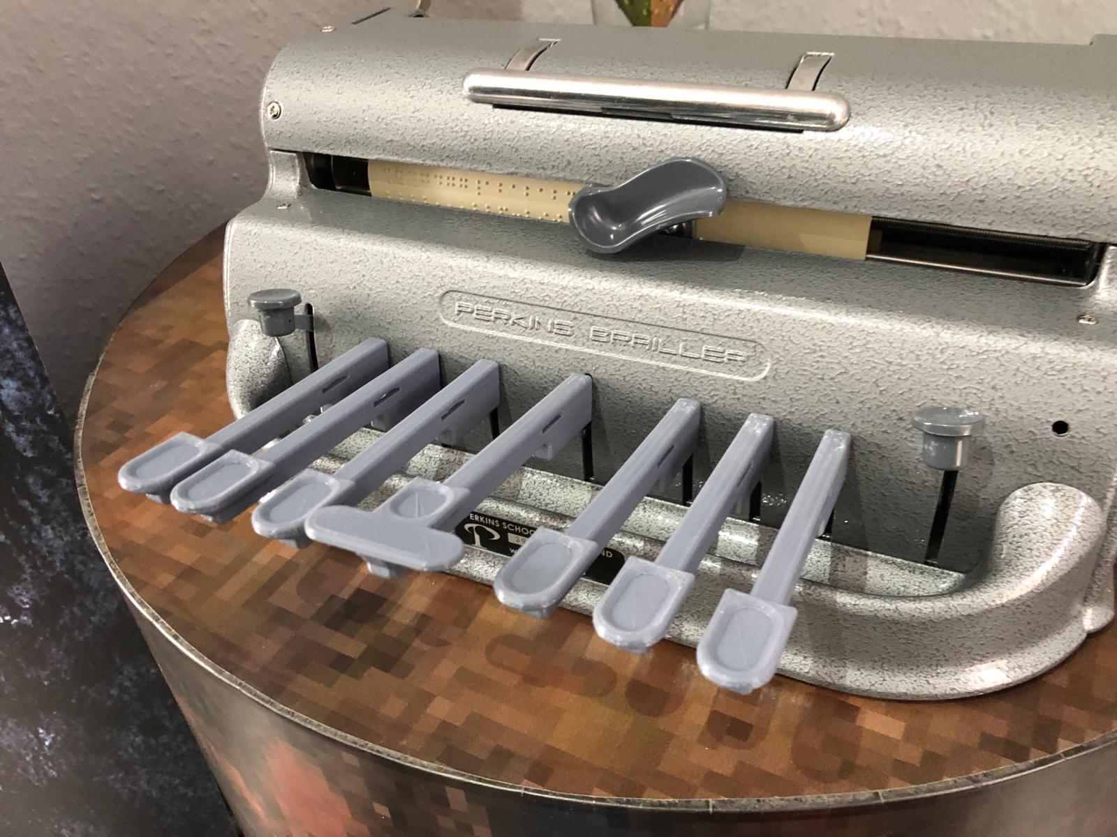 Brailler Extension Keys (Fits Perkins Mechanical Brailler) – AccessDirect